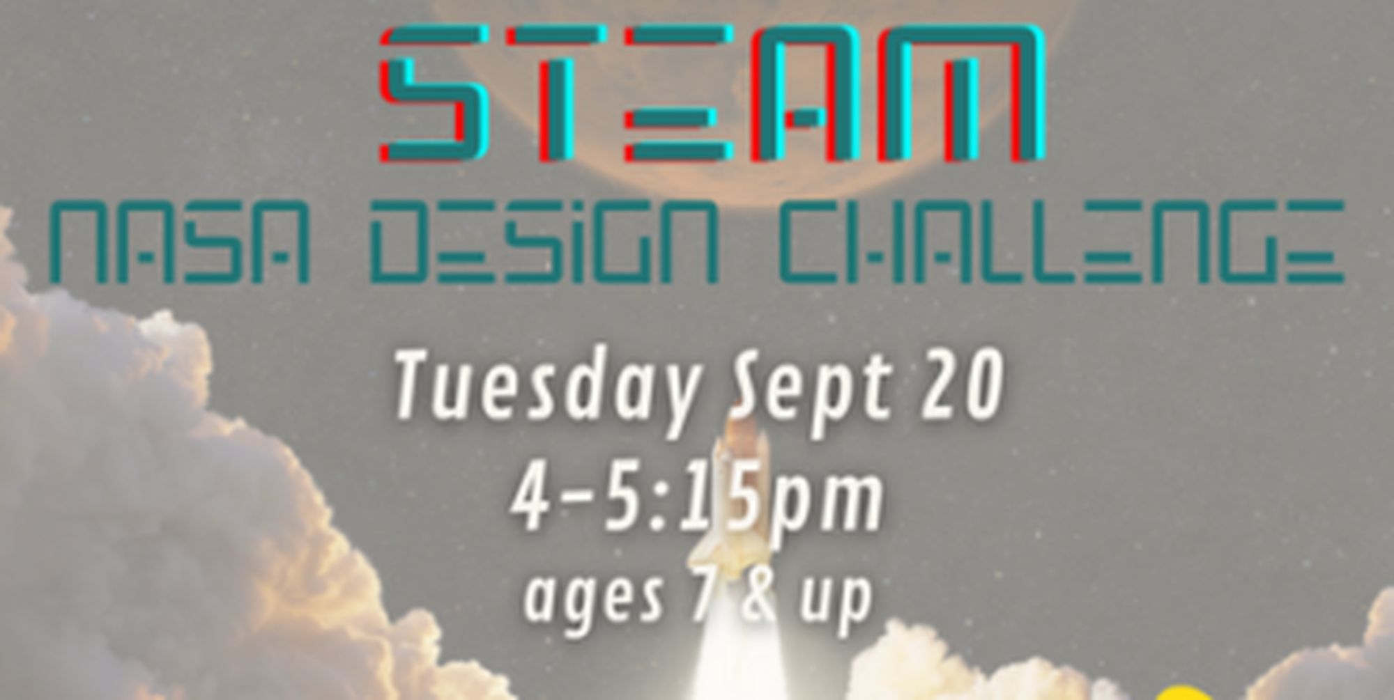 Sep 20: NASA Design Challenge with Flying Cloud